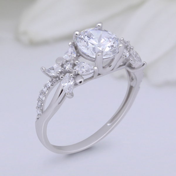 Butterfly Engagement Ring - Etsy