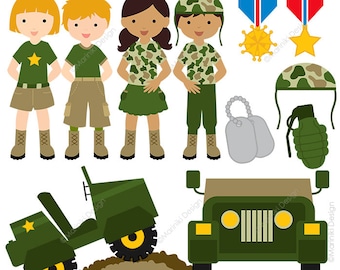 Army clipart | Etsy