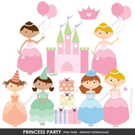 Princess Party Clipart
