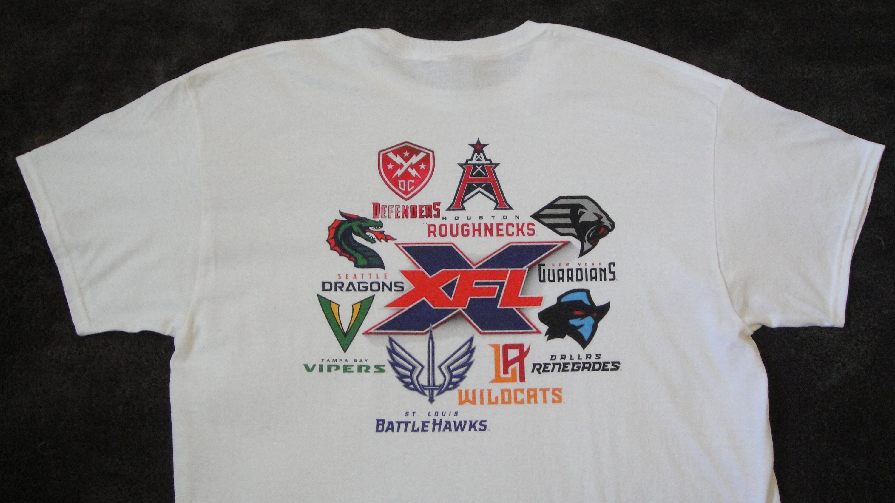 XFL T-shirt, Football T-shirt, Sport T-shirt, XFL Teams T-shirt, Team T ...