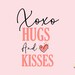 Hugs & Kisses PNG - Sweet and Girly Digital Download - Etsy