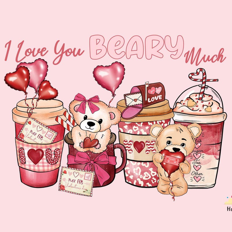 I Love You Beary Much - Etsy