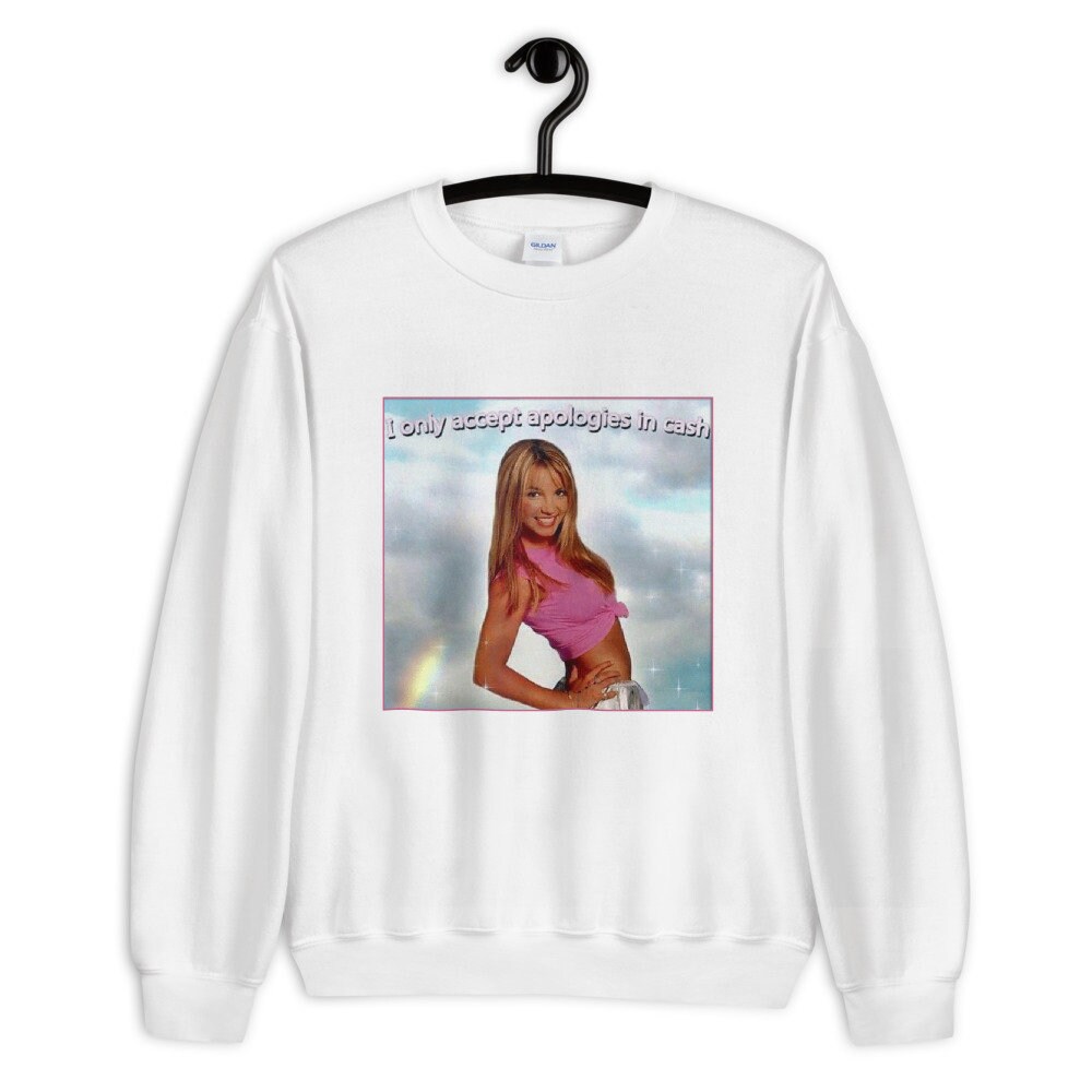 Britney Spears Apologies Shirt - Y2K Clothing - 00's Sweatshirt - Funny ...