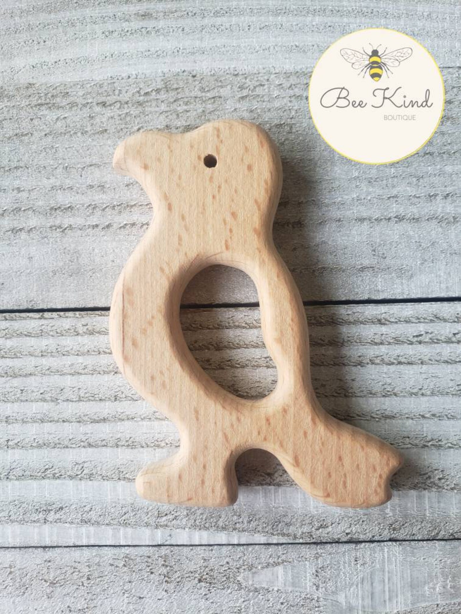 Small Wooden Bird Teether for Baby - Etsy