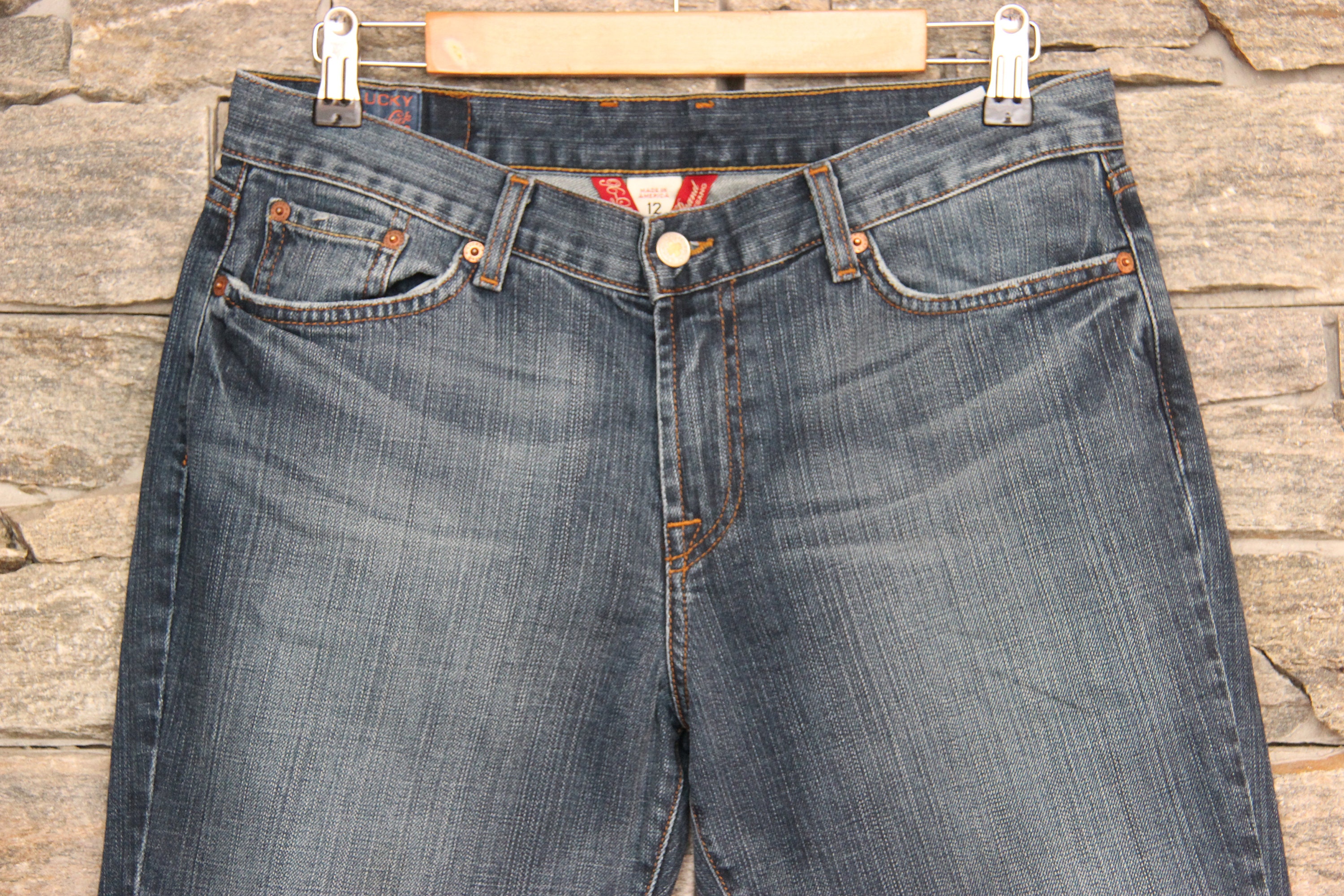 00s LUCKY BRAND Mom Jeans , 33 34 Waist , Long Length , Flared Low Rise ...