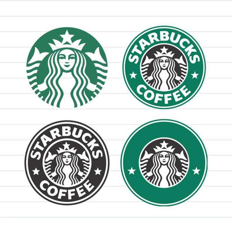 INSTANT DOWNLOAD Starbucks Logo Svg Files Starbucks Cutting | Etsy