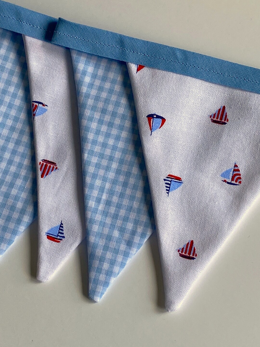 Handmade Yacht Blue Seaside Sailing Coastal Theme Nautical Holiday ...