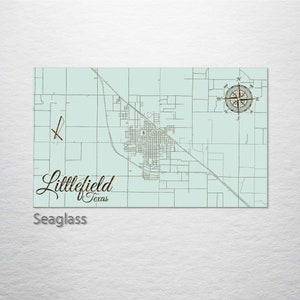 Littlefield, Texas Street Map | Wood Wall Decor | Home Decor | Wood ...