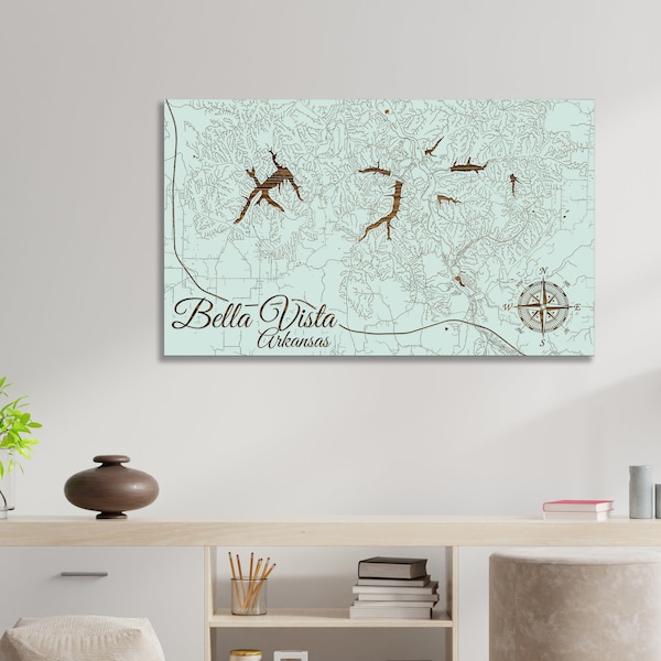 Bella Vista Trail Map - Etsy