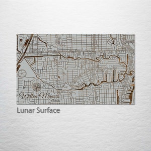 Wilton Manors, Florida Street Map | Wood Engraved Maps | Wall Art| Wood ...