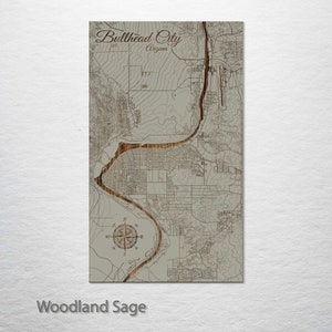 Bullhead City, Arizona Street Map Art | Detailed Bullhead City Map ...