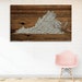 Fort Valley Georgia Street Map Wood Engraved Maps Wall - Etsy