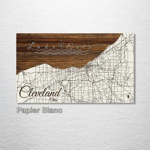 Cleveland Map 1937 Old Map of Cleveland Ohio Art Vintage - Etsy