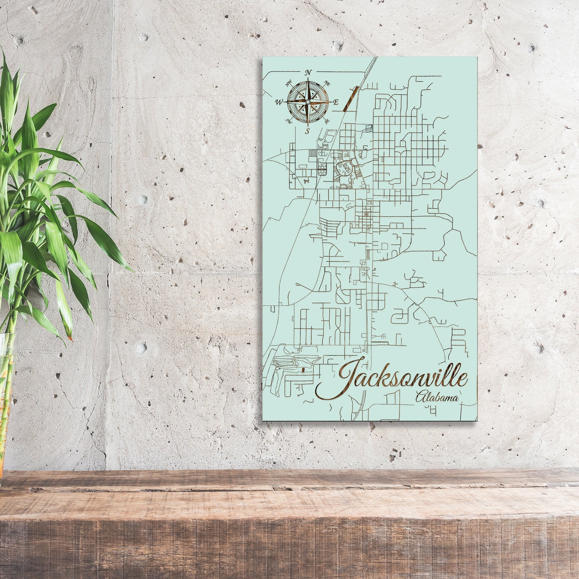Jacksonville Alabama Map