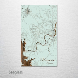 Branson, Missouri Street Map| Wood Wall Decor | Home Decor | Wood Wall ...