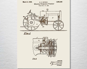 Tractor Massey Ferguson Svg - Etsy