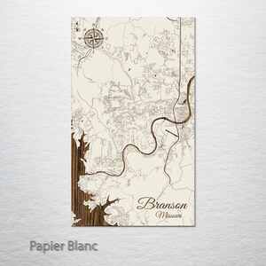 Branson, Missouri Street Map| Wood Wall Decor | Home Decor | Wood Wall ...