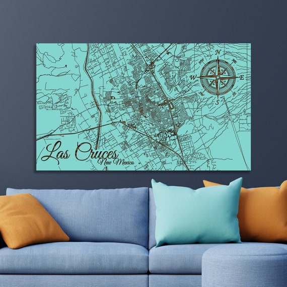 Las Cruces City Street Map