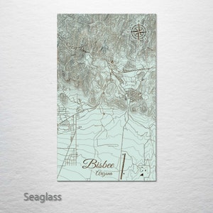 Bisbee, Arizona Street Map | Wall Art| Wood Wall Decor | Home Decor ...