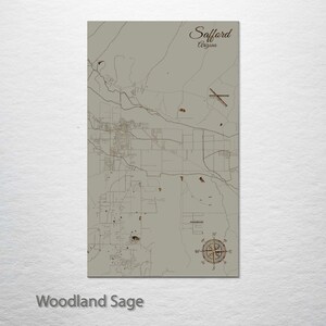 Safford, Arizona Street Map| Wall Art| Wood Wall Decor | Home Decor ...