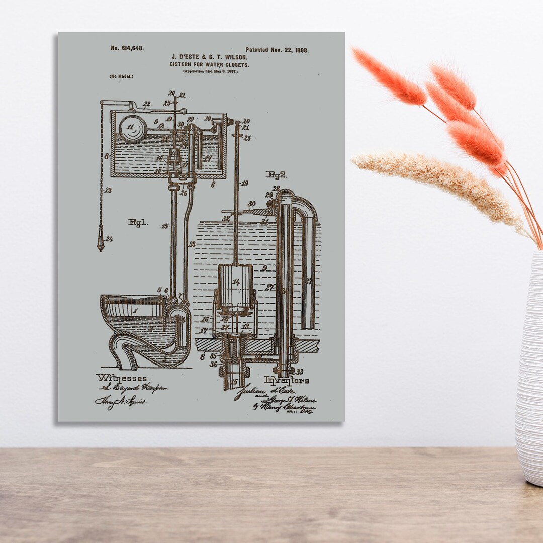 Cistern for Water Closets| Wood Wall Decor - Etsy
