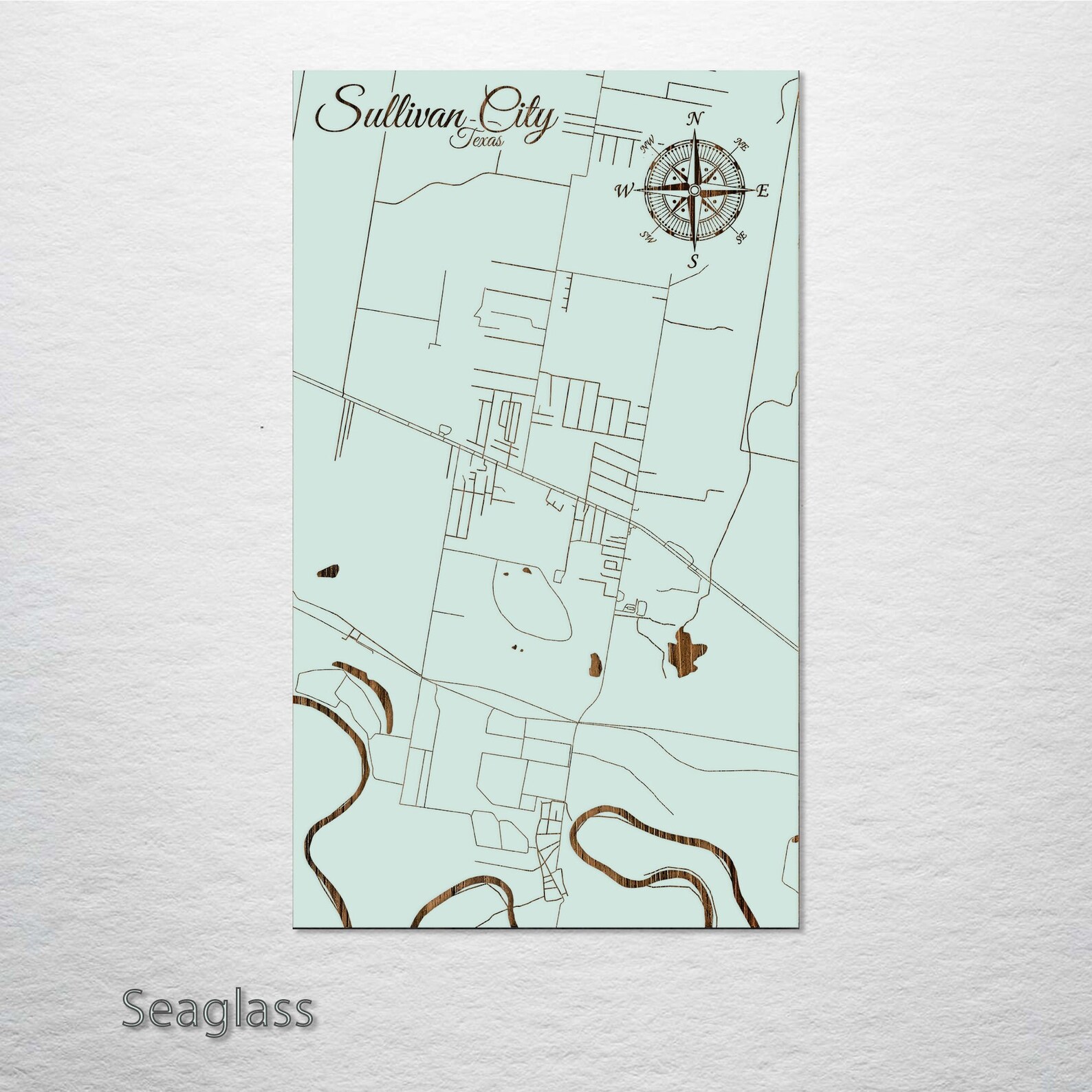 Texas: Sullivan City Street Map| Wood Wall Decor - Etsy