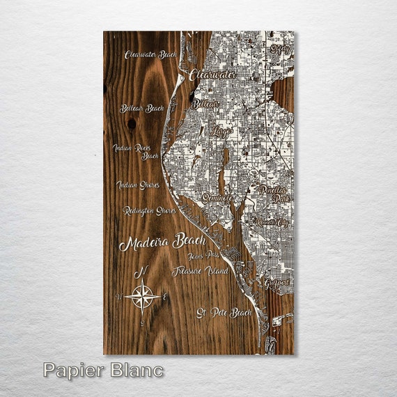Map Madeira Beach Florida