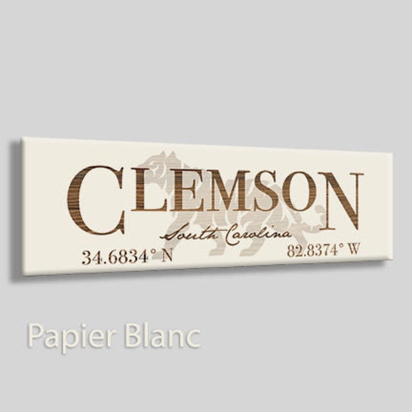 Clemson Art - Etsy