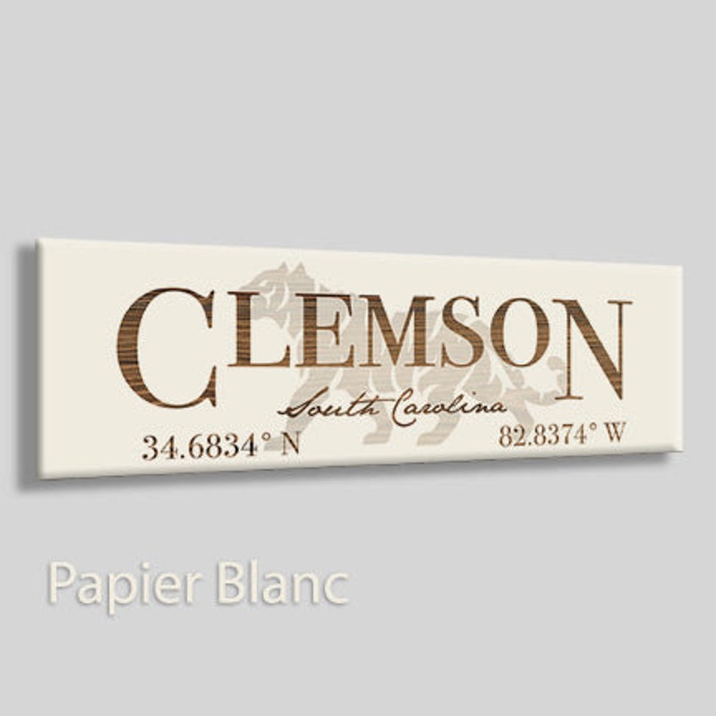 Clemson Sign - Etsy