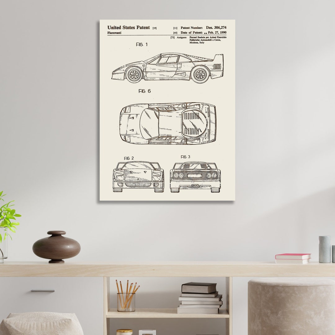 Ferrari| Wood Wall Decor - Etsy