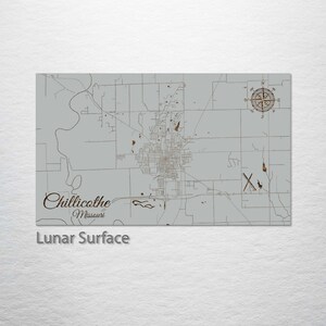 Chillicothe, Missouri Wood Engraved Street Map Art - Etsy