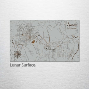 Missouri: Union Street Map| Wood Wall Decor - Etsy