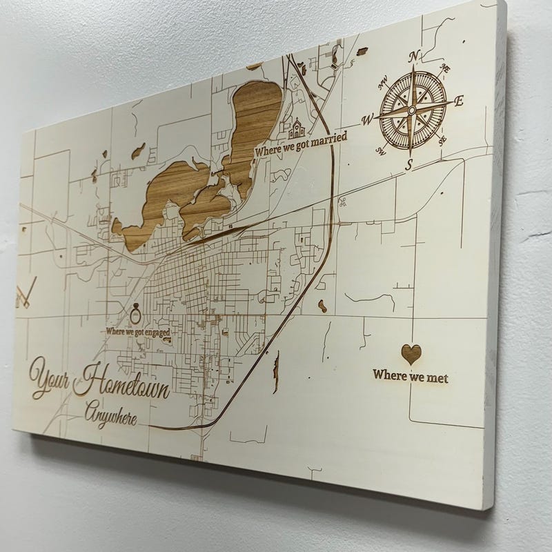 Custom Map - Etsy