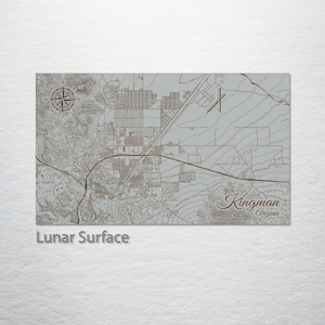 Arizona: Lake Havasu City Street Map; Wood Engraved Maps, Wall Art ...
