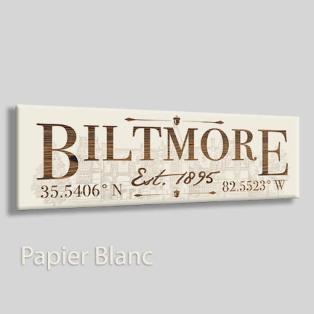 North Carolina: Biltmore Stick (12"x3.75")| Wood Wall Decor | Wall Art ...