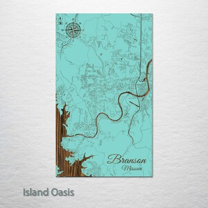 Branson, Missouri Street Map| Wood Wall Decor | Home Decor | Wood Wall ...