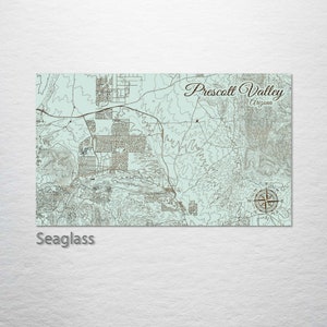 Prescott Valley, Arizona Street Map | Wall Art| Wood Wall Decor | Wood ...