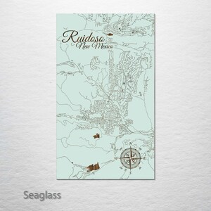 New Mexico: Ruidoso Street Map| Wood Wall Decor - Etsy