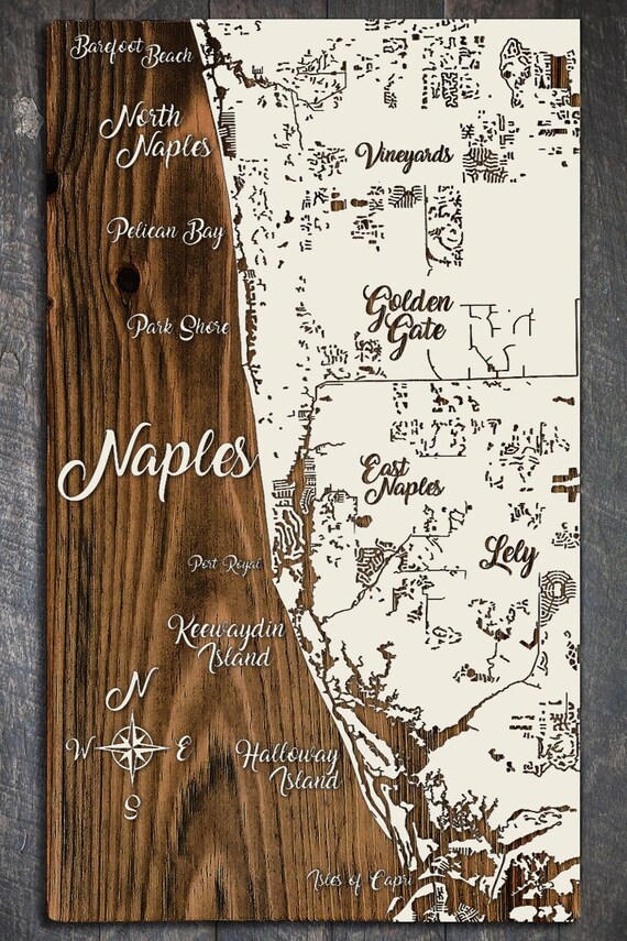 Naples Bay Florida Map