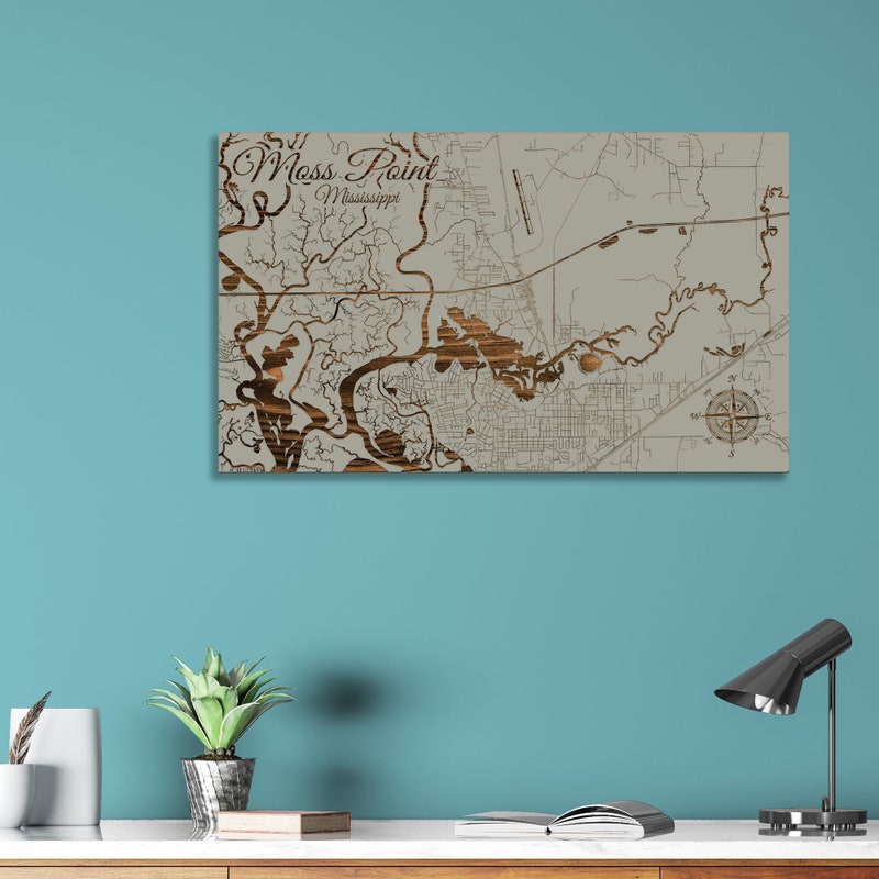 Moss Map - Etsy