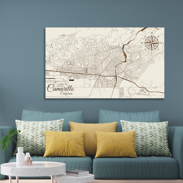 Camarillo Street Map - Etsy