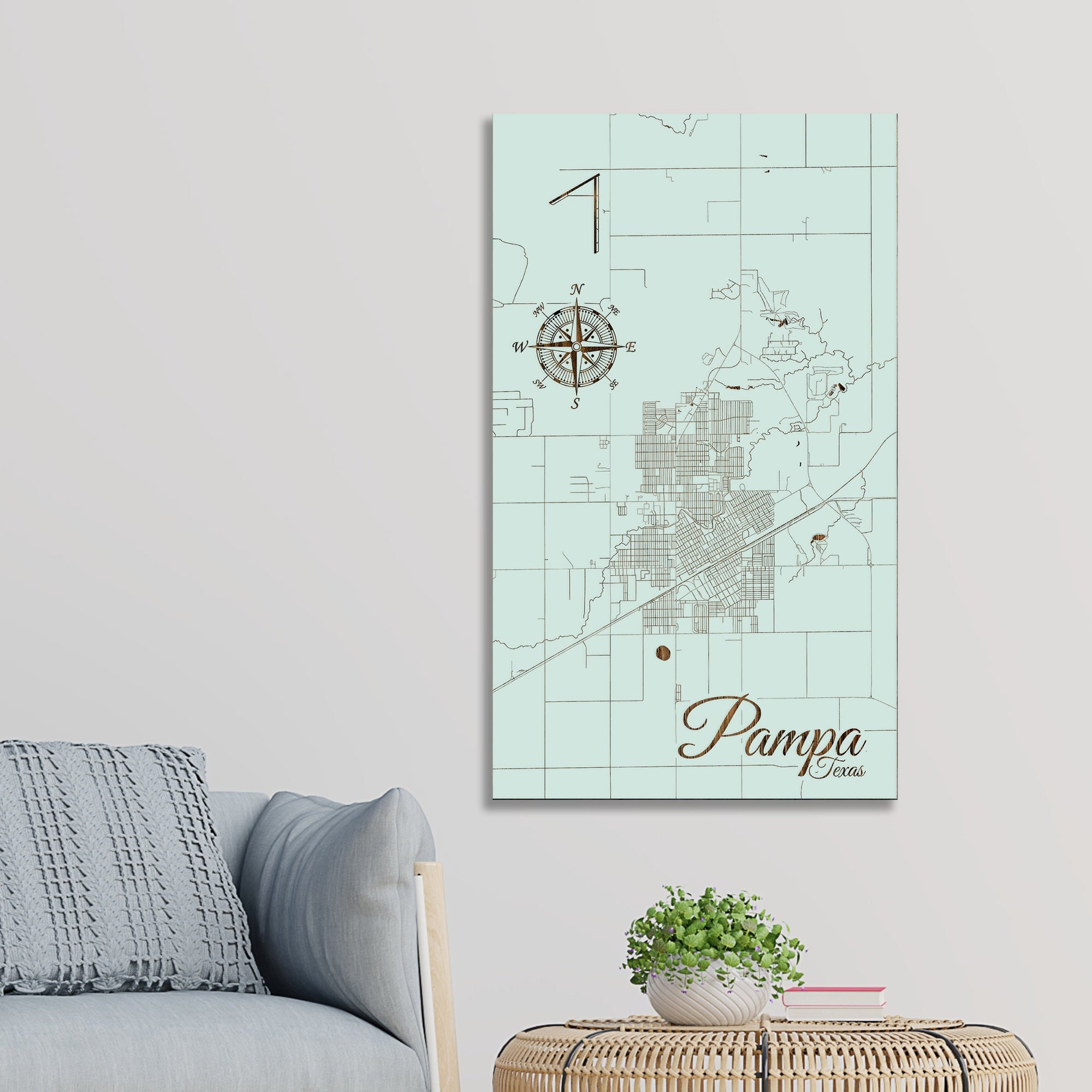 Pampas Texas Map