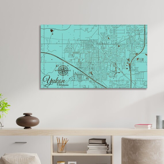 Yukon Ok Street Map