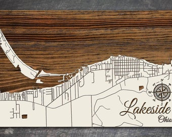Lakeside Ohio Map - Etsy