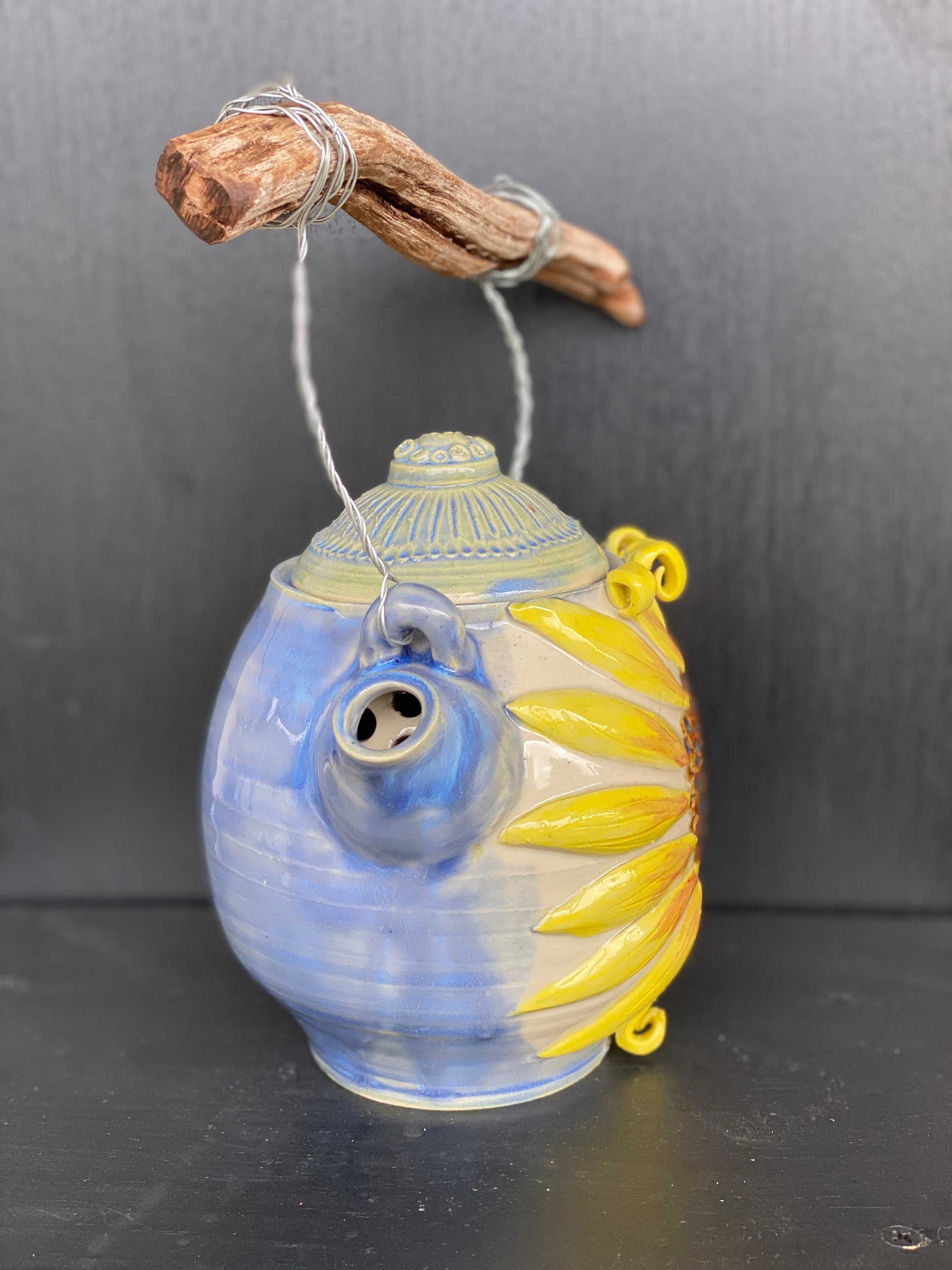 Sunflower Teapot - Etsy