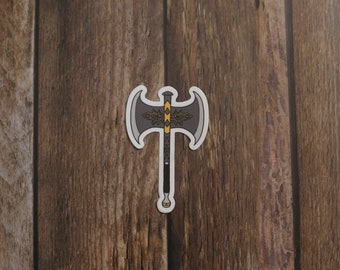 Crossed Battle Axes Vinyl Decal Sticker V1 Battle-axe - Etsy