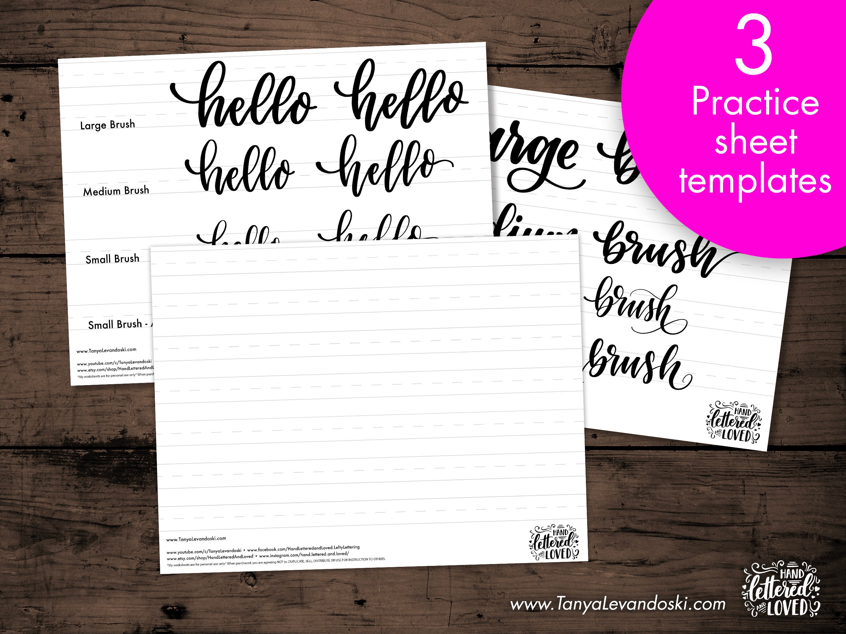 Procreate Custom Brushes Lettering Brushes Essentials Set for | Etsy