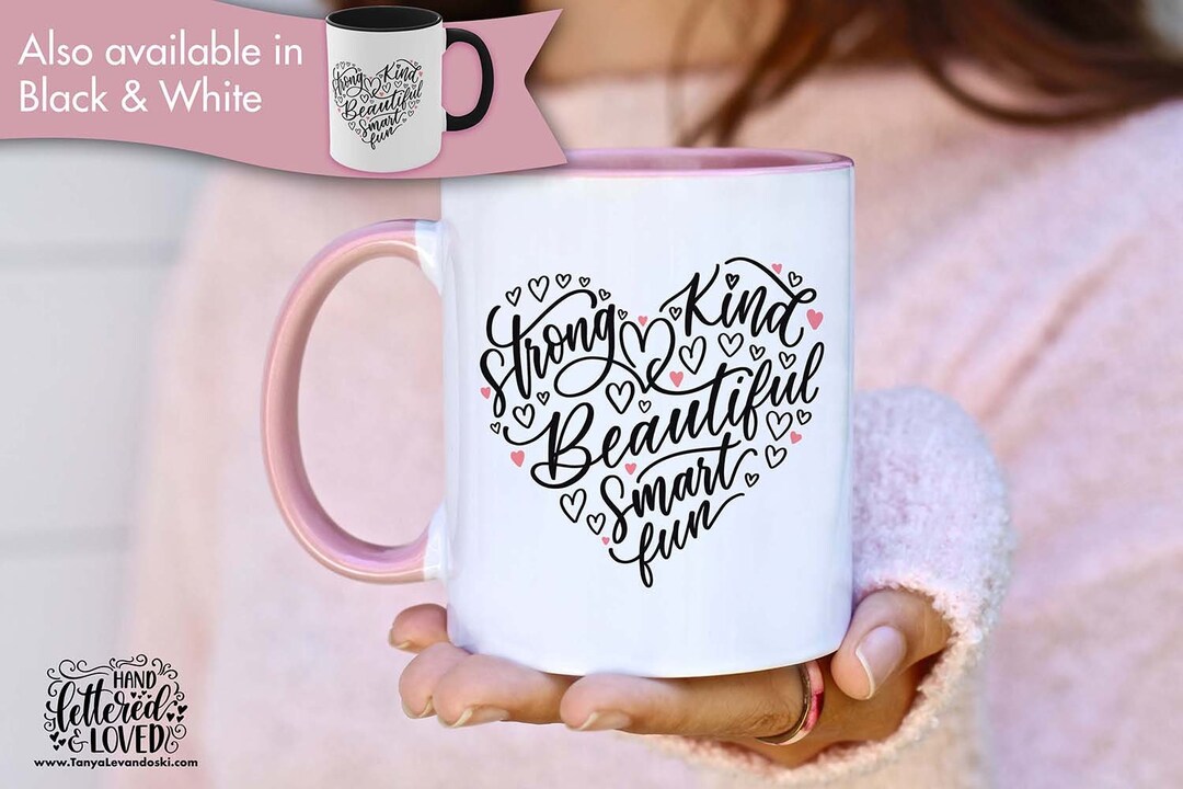 Inspirational Heart Word Coffee Mug, Mothers Day Gift, Gift for Mom ...