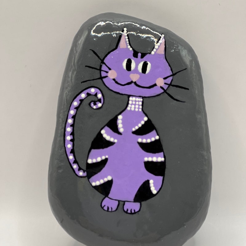 Painted Rocks Cats - Etsy