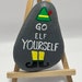 Elf Hand Painted River Rock - Etsy